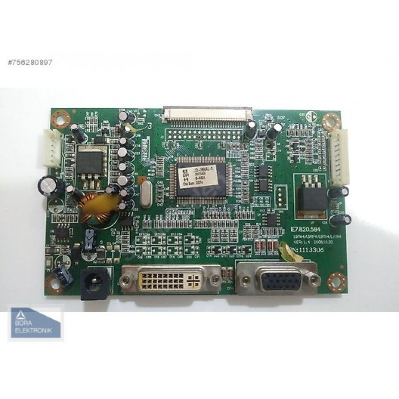 IE7.820.584 , 1113306 , VER1.4 , BEKO LCD MONITOR MAIN BOARD , ANAKART